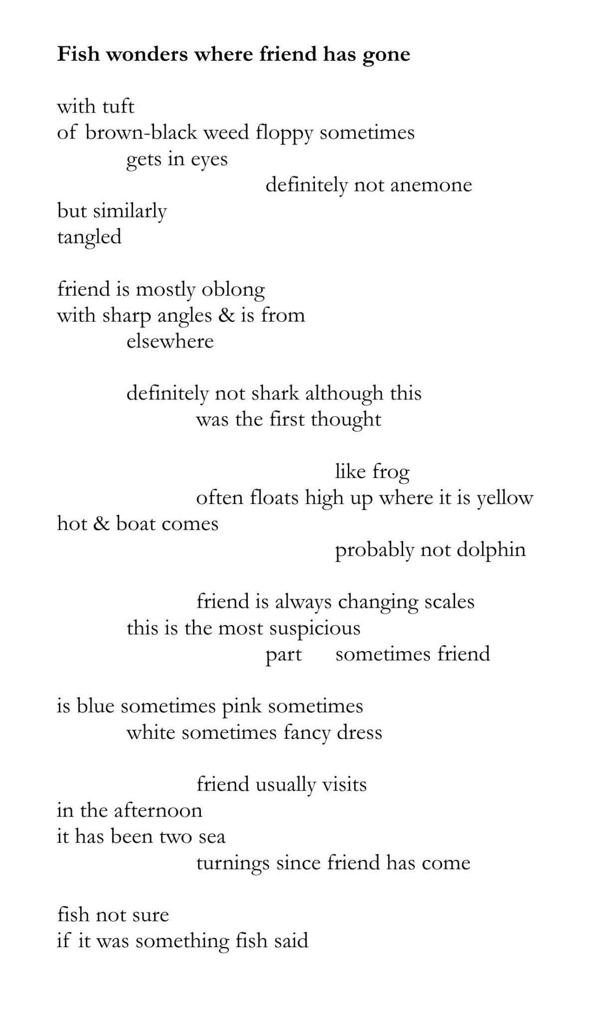 The poetry of Maia Elsner – La Tundra Revista