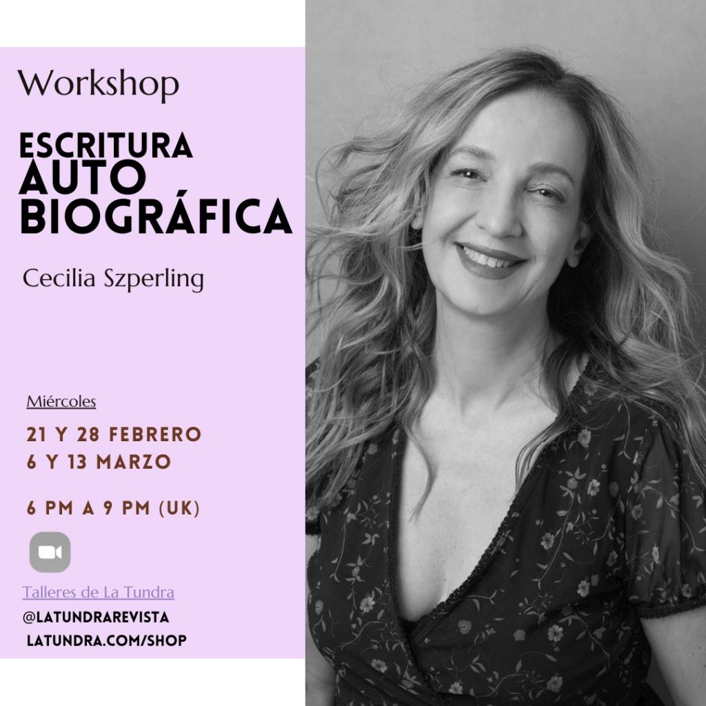 Convocatoria de Media Beca para Taller de Escritura Autobiográfica con ...